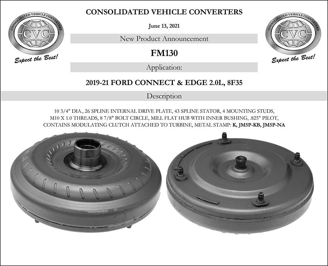 Consolidated Vehicle Converts - CVC || Ford